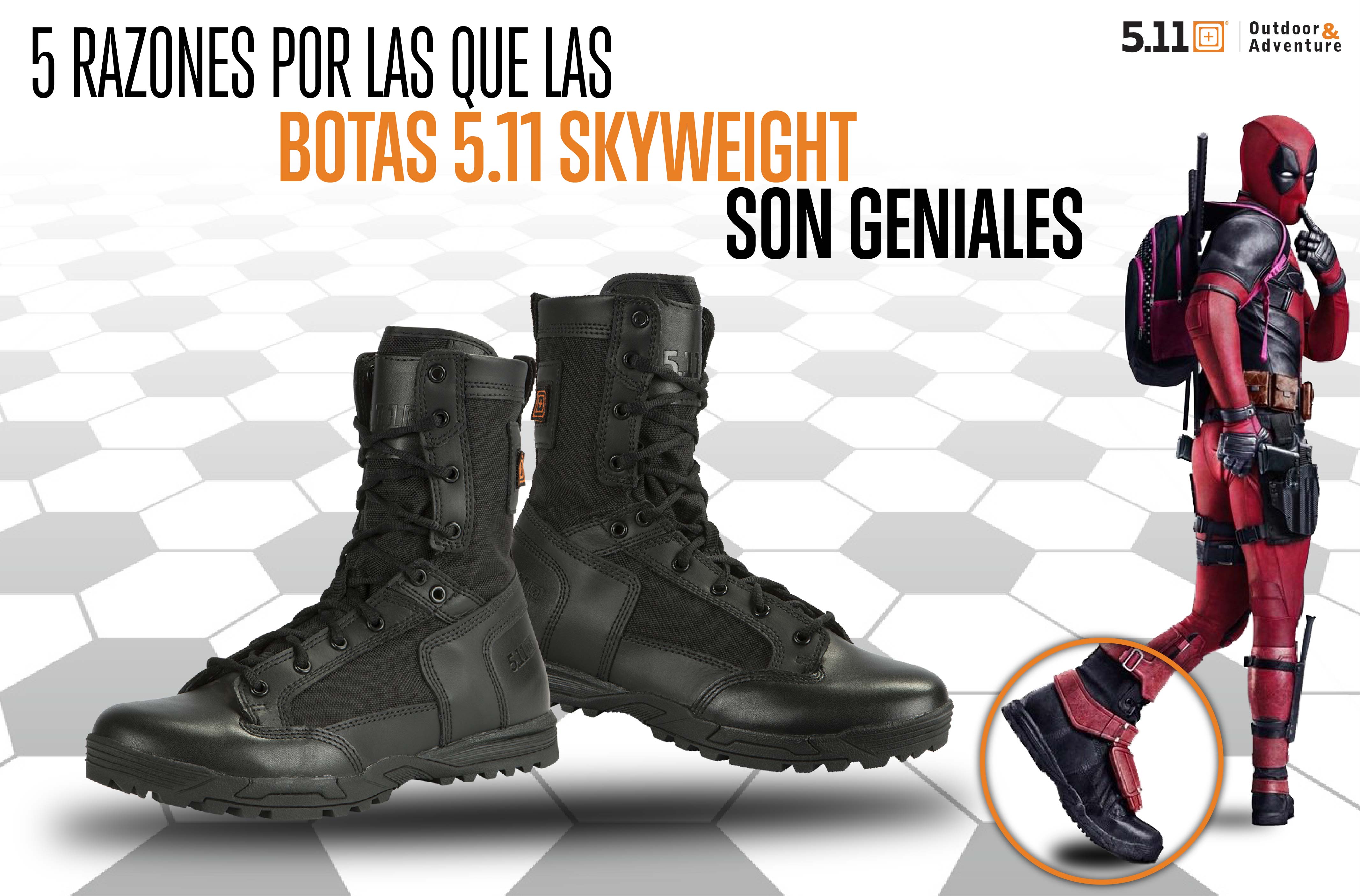 5 razones por las que las botas 5.11 Skyweight son geniales | 5.11 ...